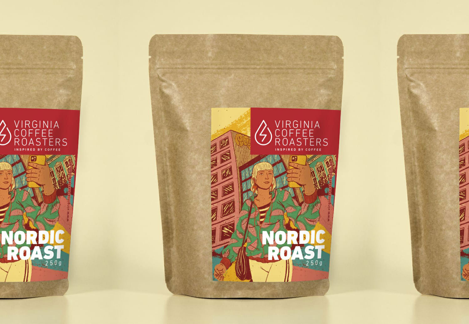 Virginia Coffee Roasters - New Labels - Zansky